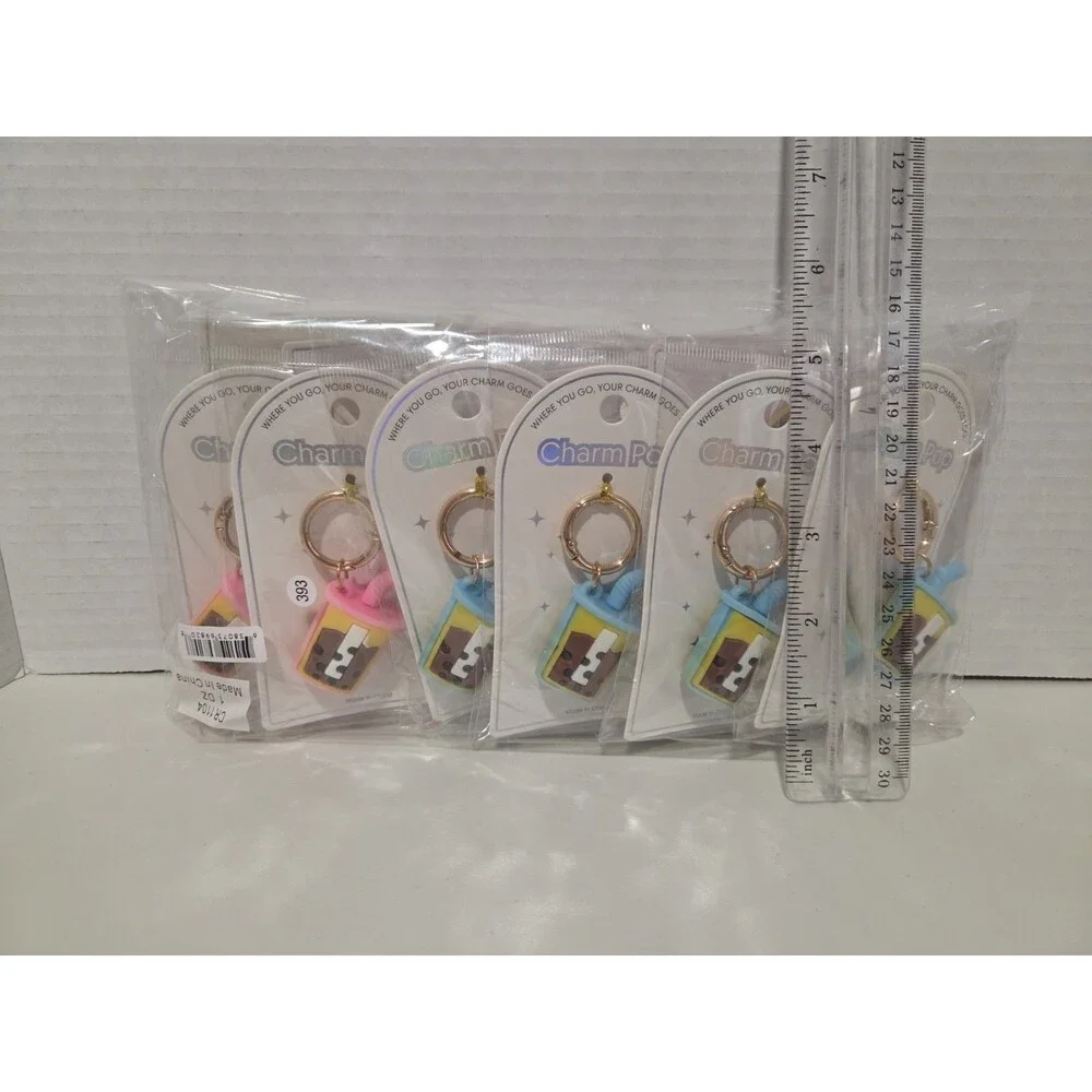 Accessories | Set Of 12 Pop Bubble Tea Keychain Set Assorted Colors ...